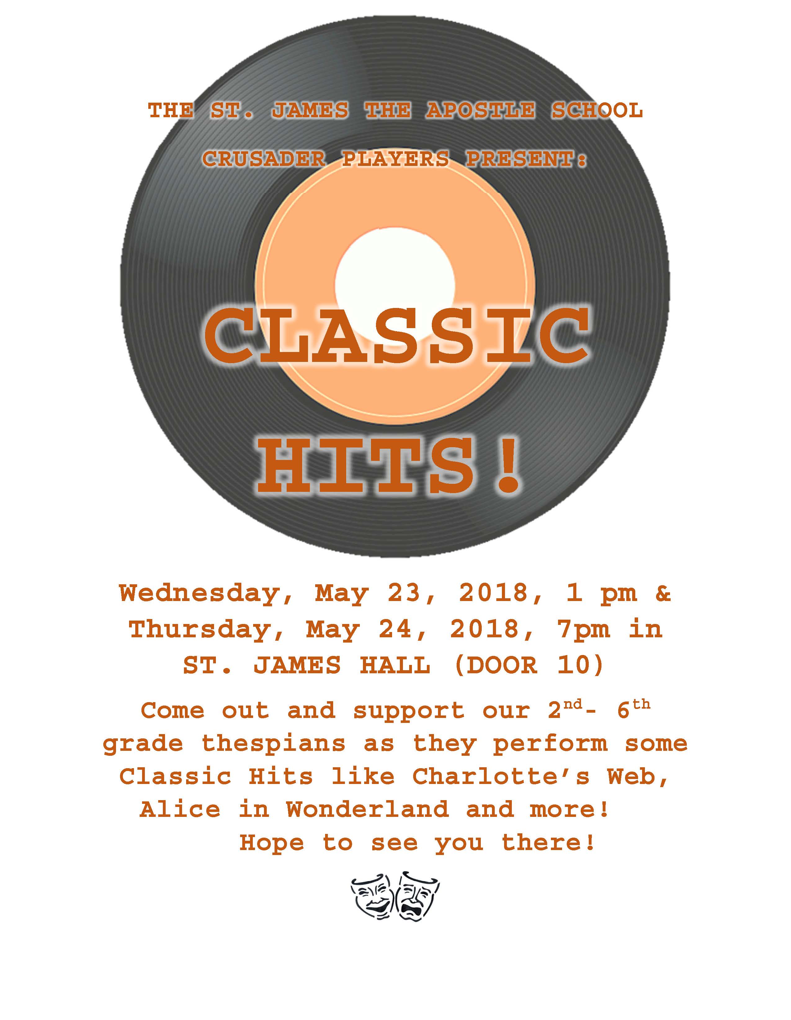 Classic Hits Flyer – St. James the Apostle Parish